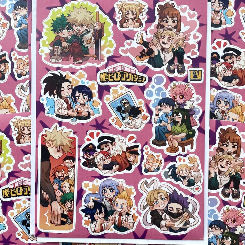 Mha Stickers - Etsy