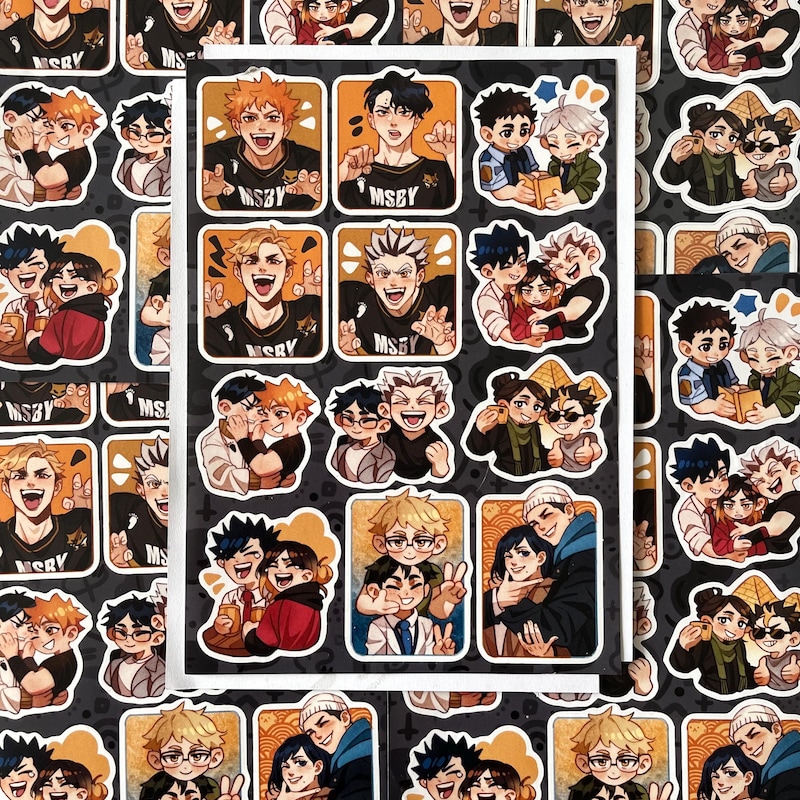 Haikyuu Stickers - Etsy