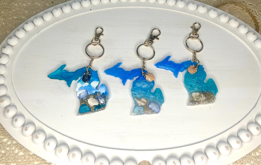 Custom Epoxy Acrylic Name Key Chains. - Etsy