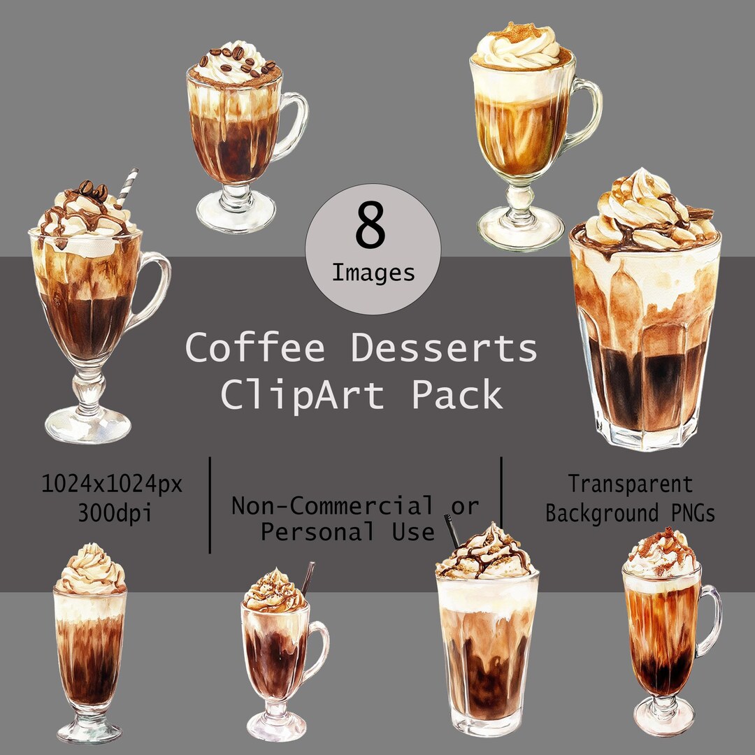 Dessert Coffee Clipart, Java Mocktails Transparent Background Images ...