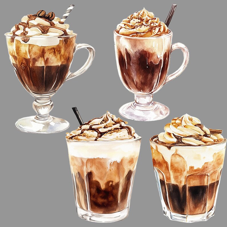 Dessert Coffee Clipart, Java Mocktails Transparent Background Images ...