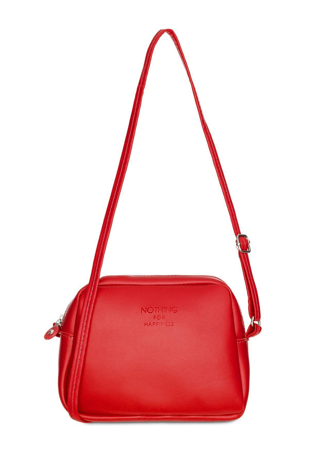 Red Leather Urban Crossbody ,hand, Arm & Shoulder Bag - Zippered ...