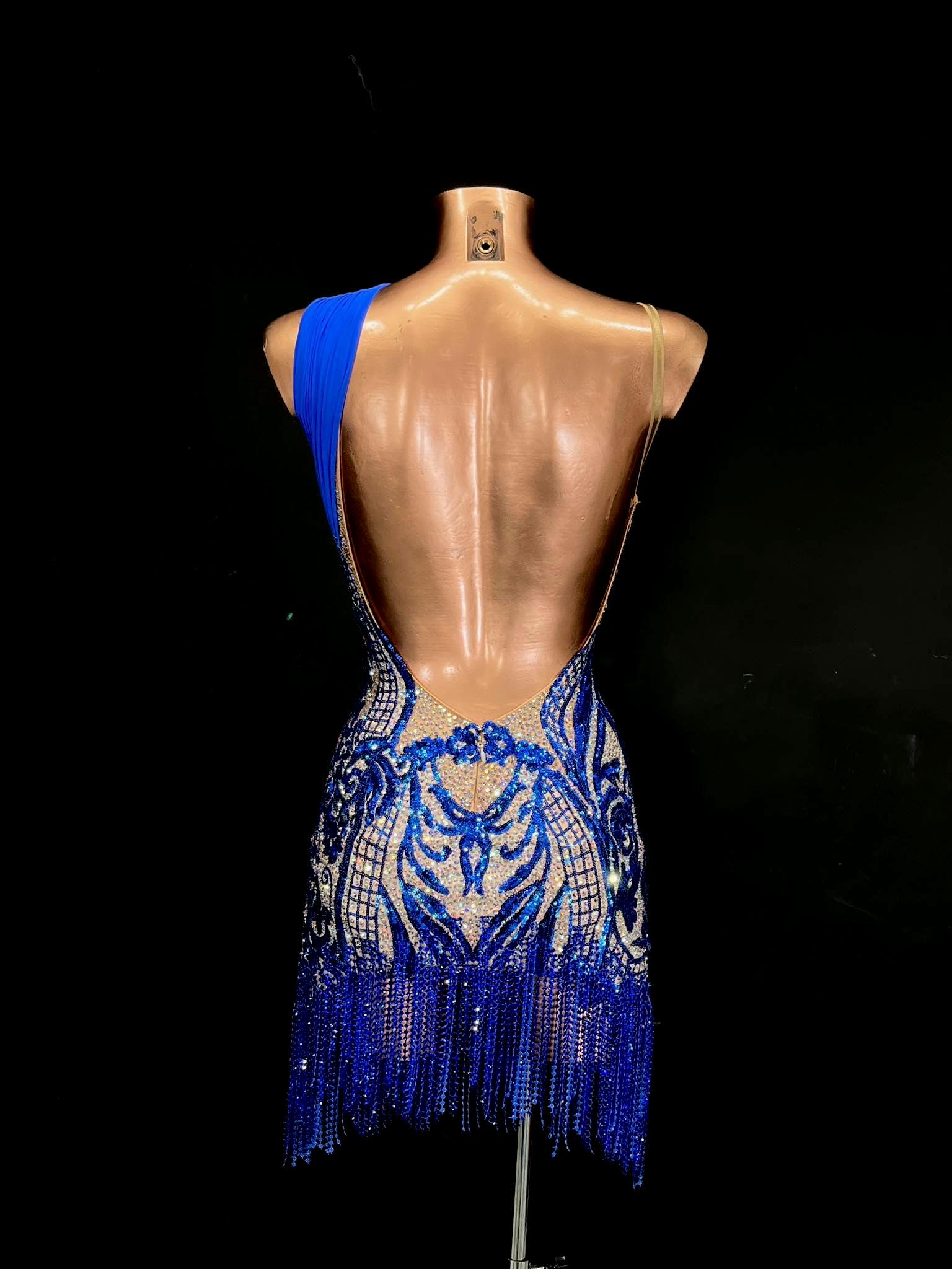 Custom Latin Dance Dress: Fringe Samba Salsa Competition Costume - Etsy