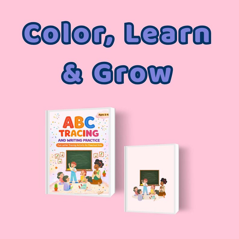 My First ABC Tracing Book | Learn Letters for Toddlers - Etsy