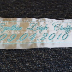 Christening Label New Born Label - for Inside Baptism Gown - 1st Outfit ...