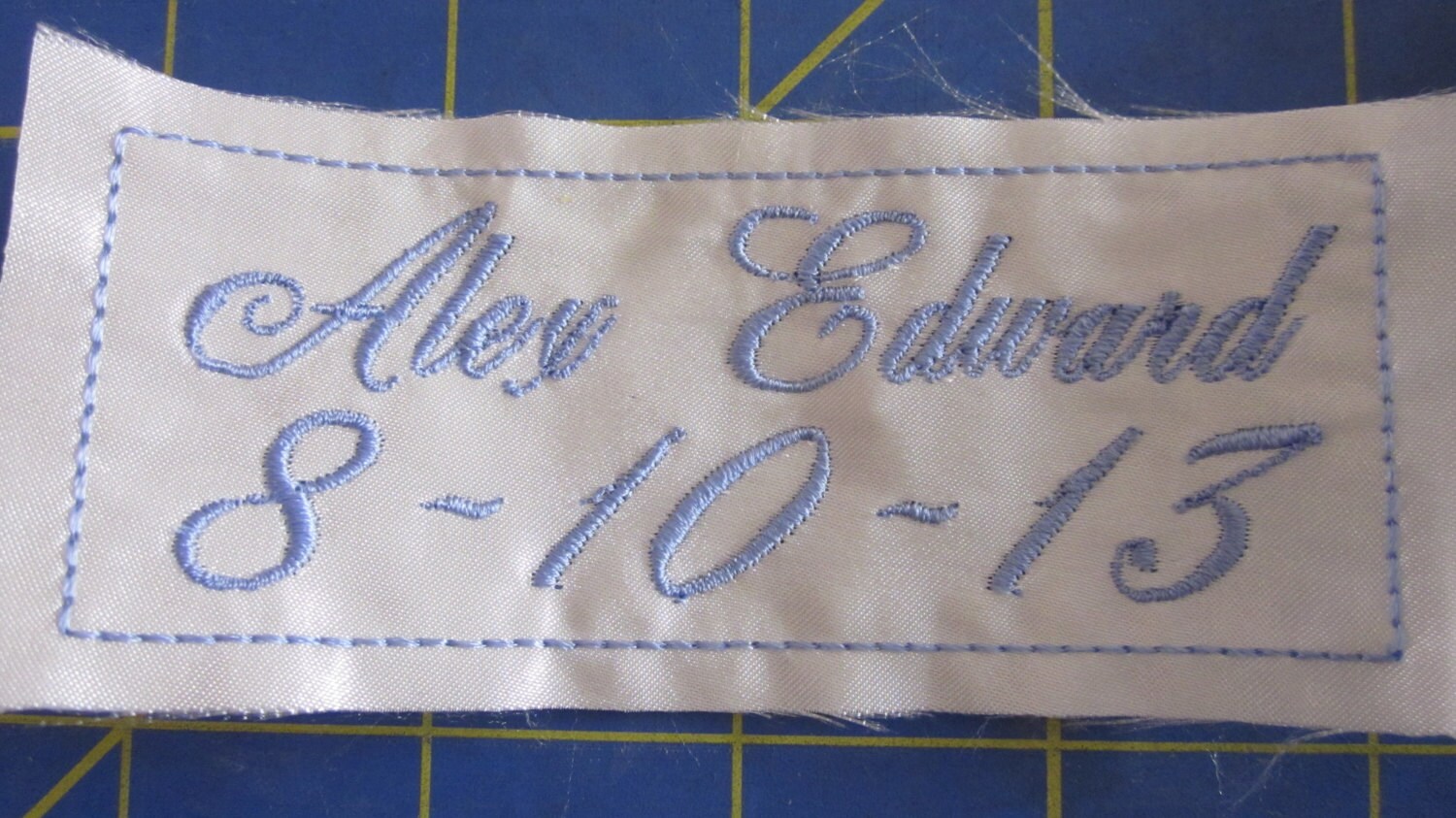 Christening Label New Born Label for Inside Baptism Gown 1st Outfit or ...