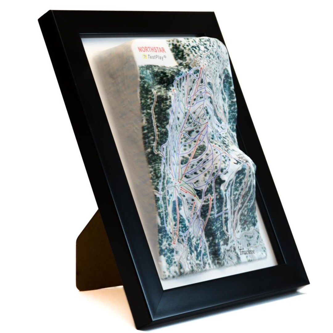 Northstar 3D Model, Ski Resort, 3D Map, 3D Ski Art Decor, Ski ...