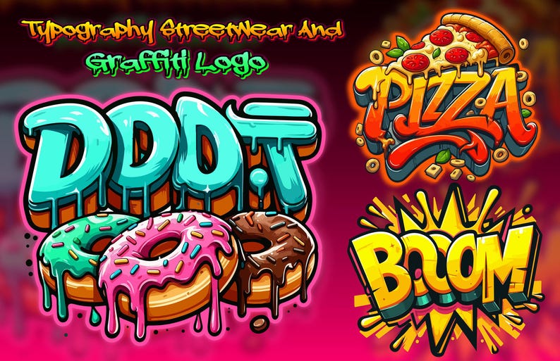 Custom Graffiti Logo Design: Personalized Typography (digital Download ...