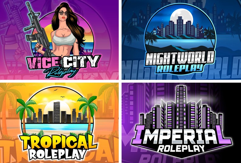 Fivem Server Logo Design: GTA Roleplay Emblem - Etsy