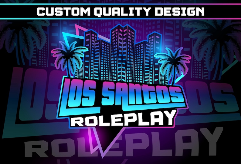 Fivem Server Logo Design: GTA Roleplay Emblem - Etsy