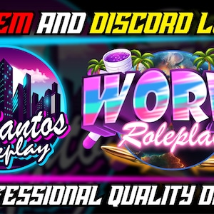 Fivem Server Logo Design: GTA Roleplay Emblem - Etsy