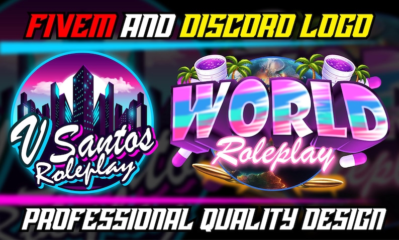 Fivem Server Logo Design: GTA Roleplay Emblem - Etsy