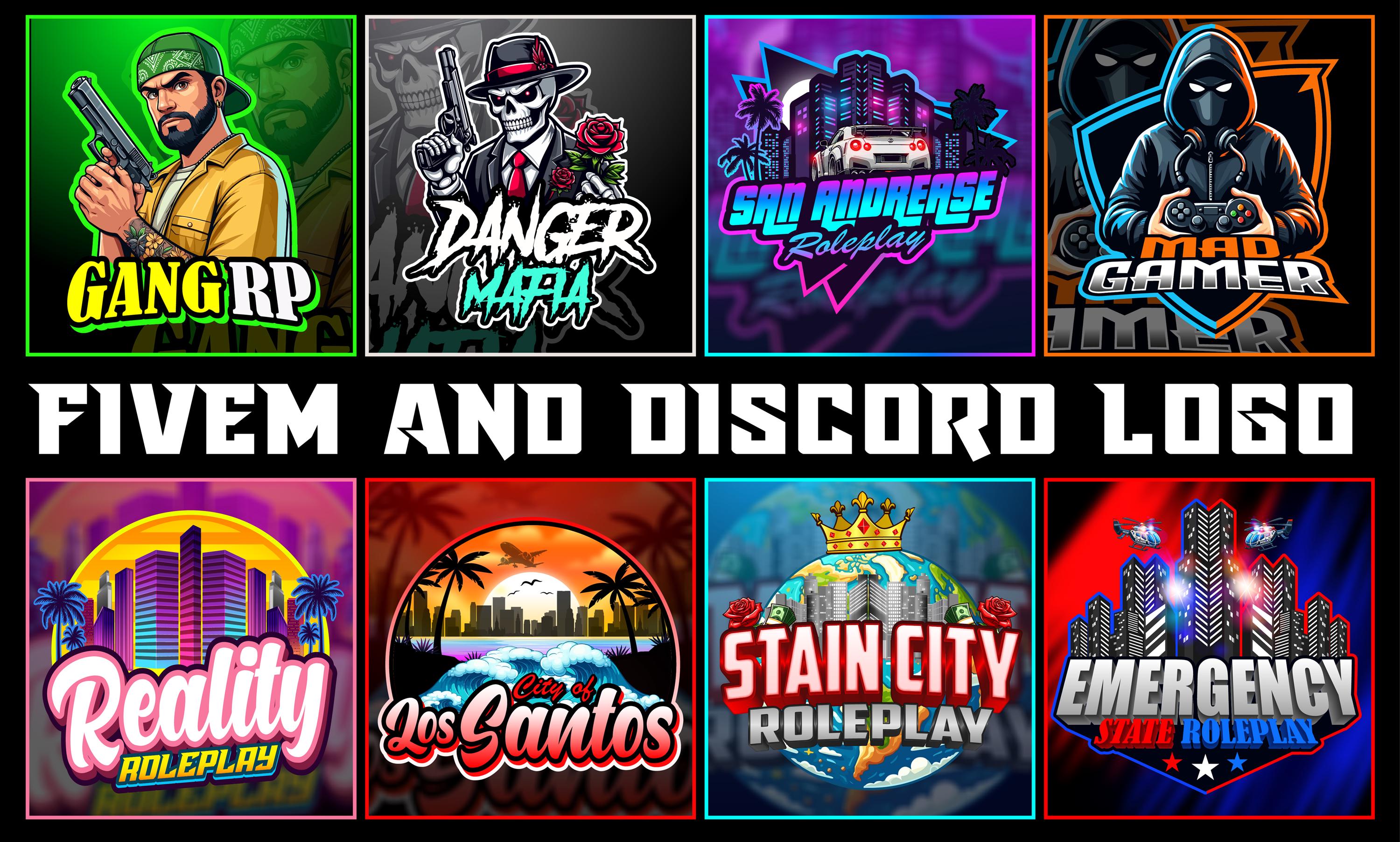 Fivem Server Logo Design: GTA Roleplay Emblem - Etsy