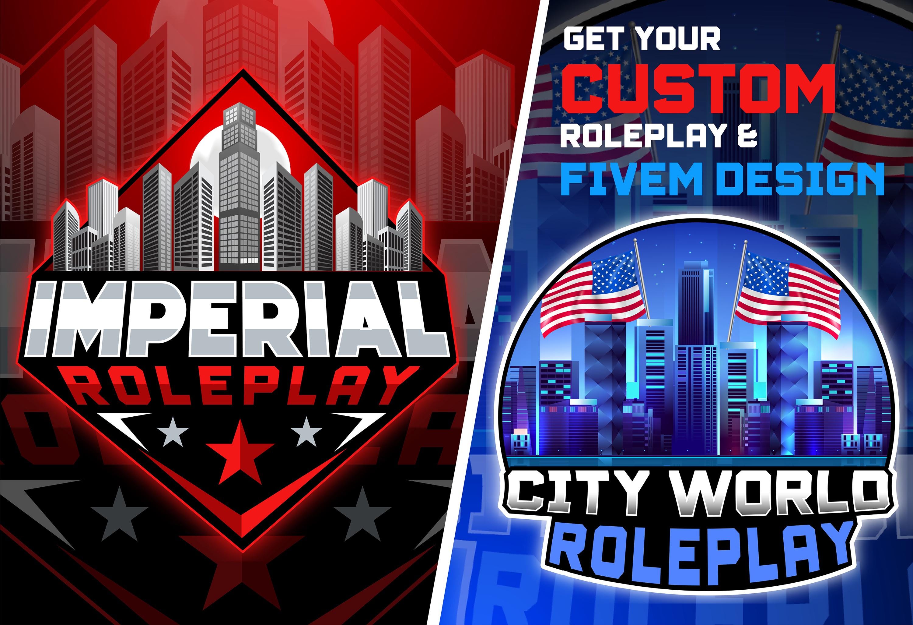 Fivem Server Logo Design: GTA Roleplay Emblem - Etsy