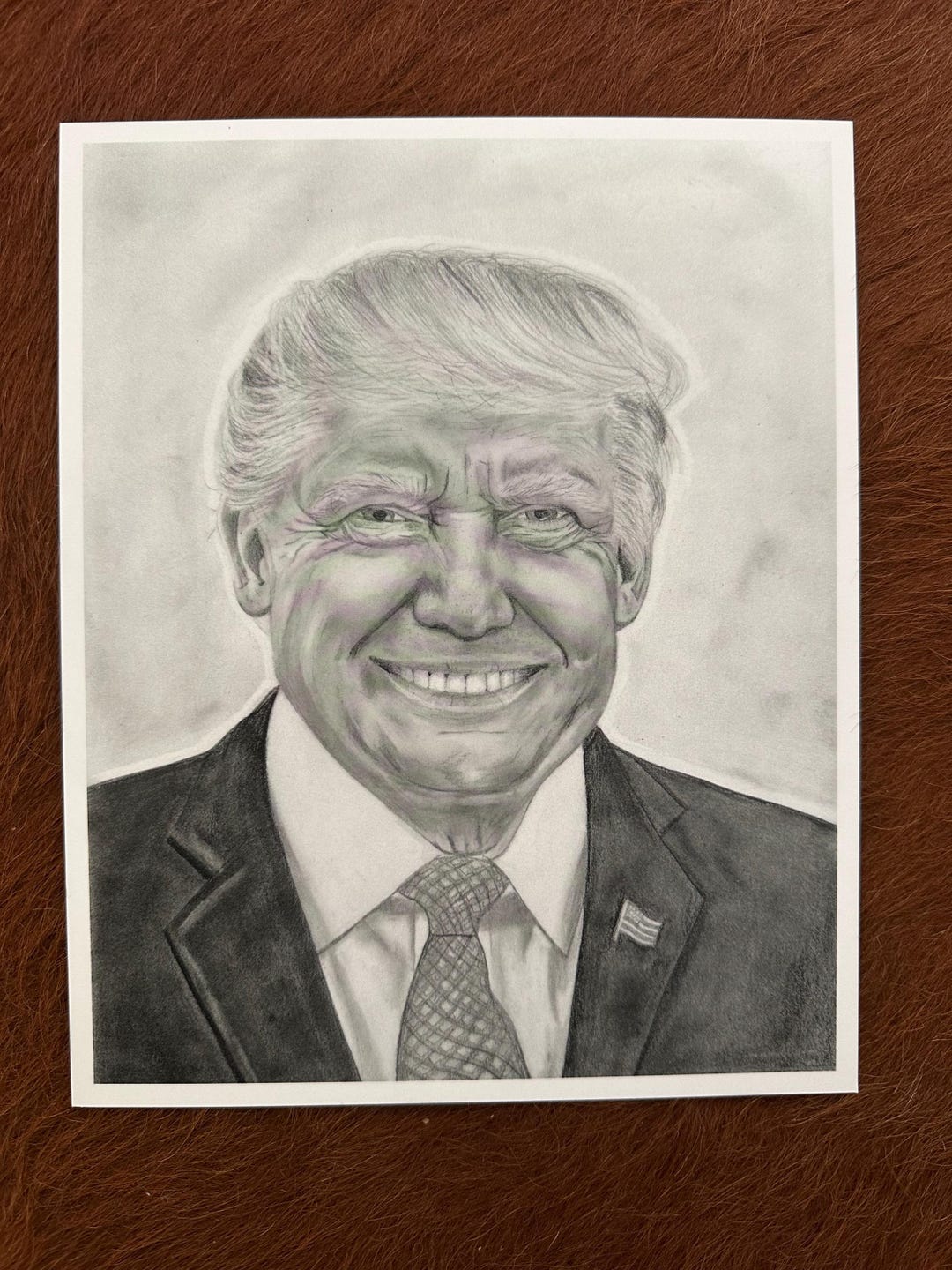 Donald J Trump Drawing by Alexis XJ - Etsy