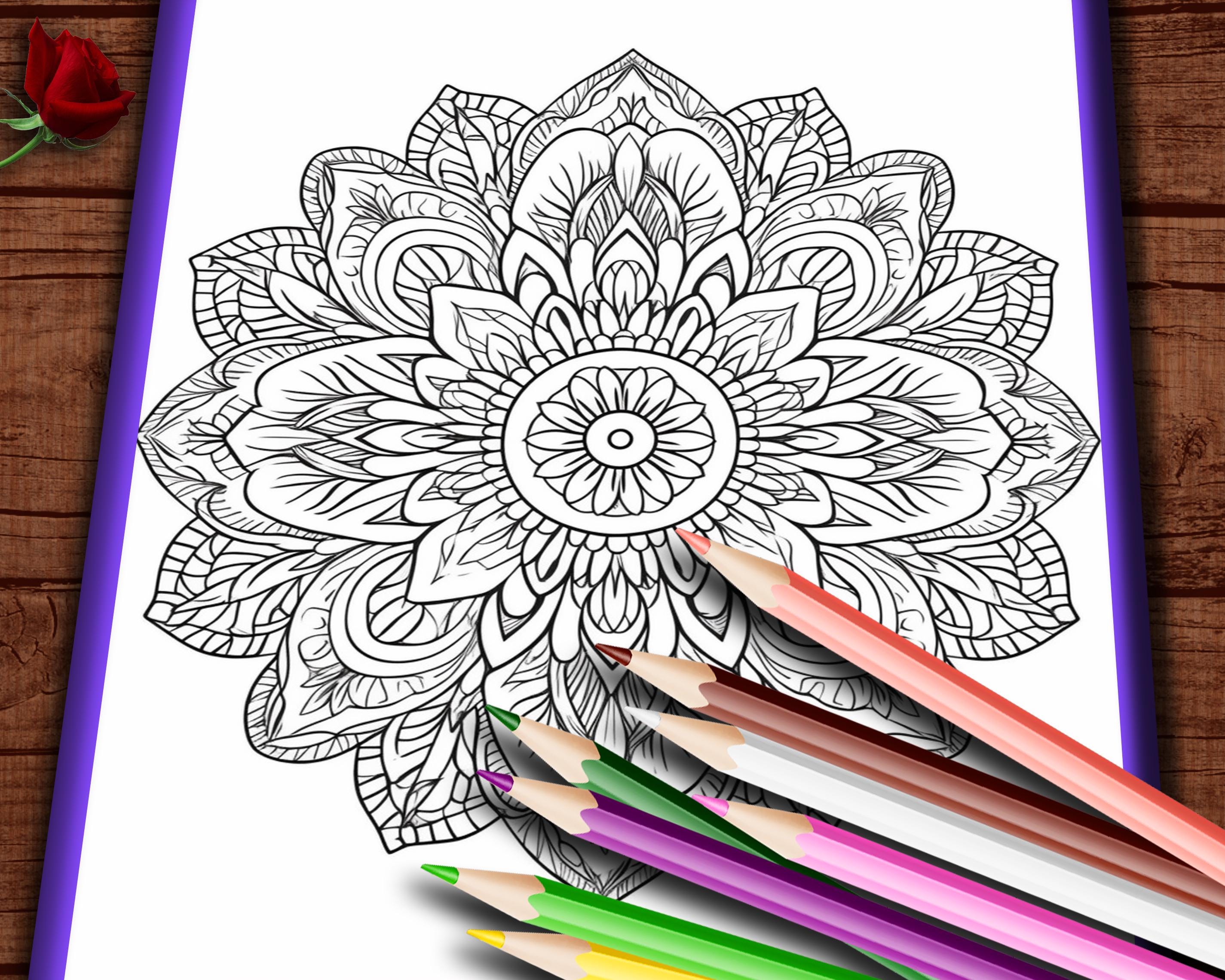 Ultimate 1500 Mandala Coloring Pages Mega Bundle Printable Coloring ...