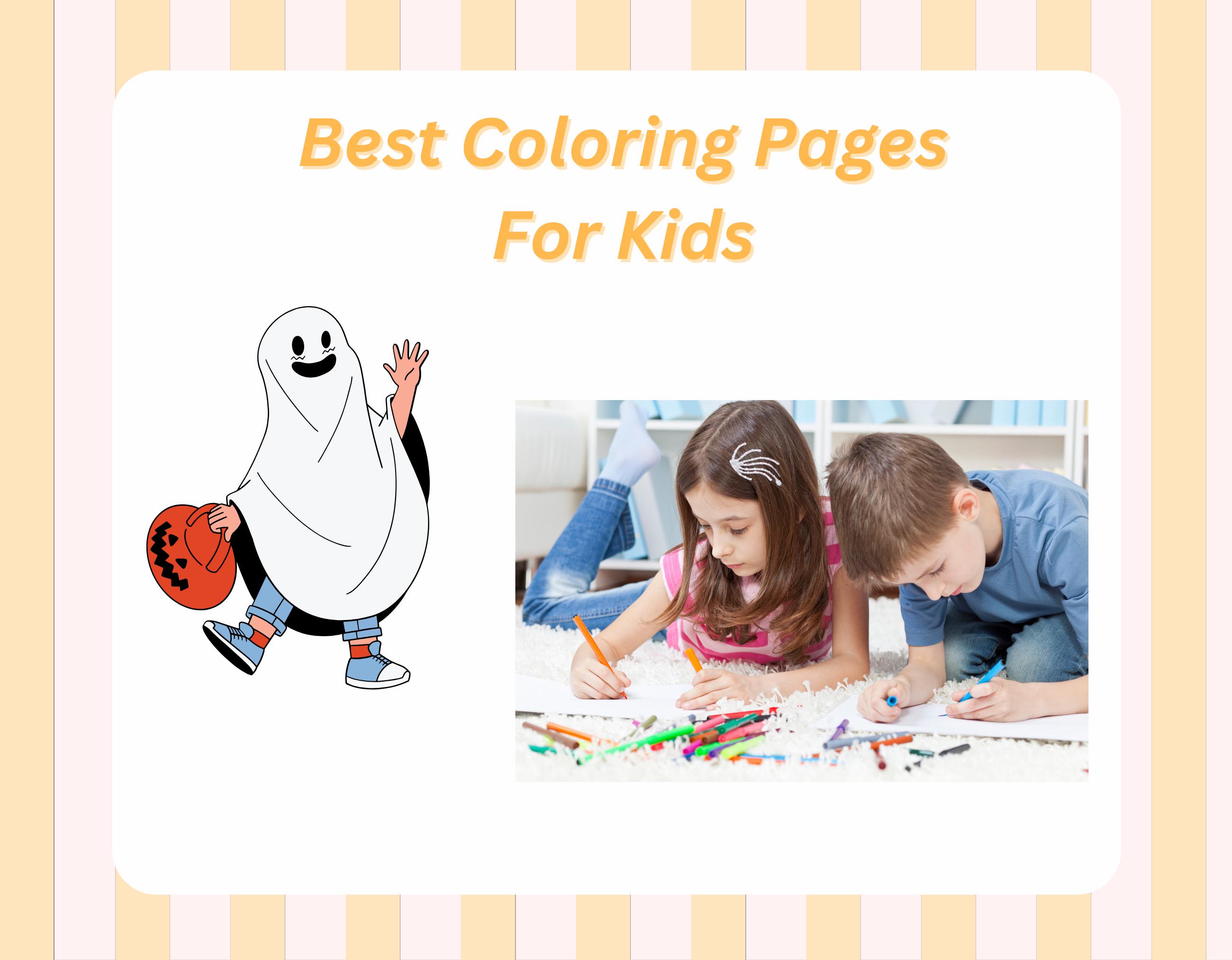 Spooky Cutie: Cozy and Comfy Coloring Pages, Best Coloring Pages for ...