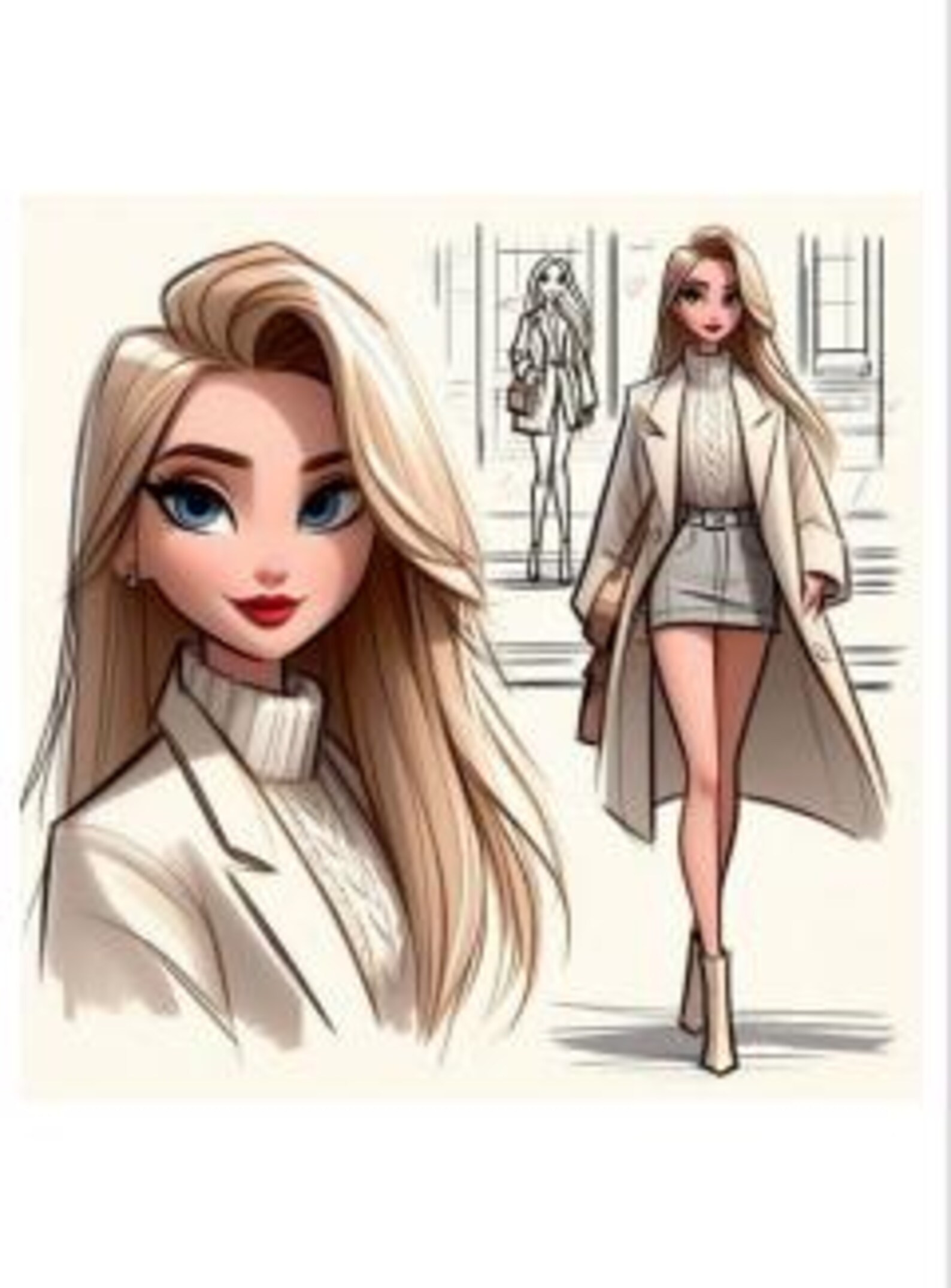 10 Girl Personality on 1 File in Pdf Format for Commercial Use - Etsy