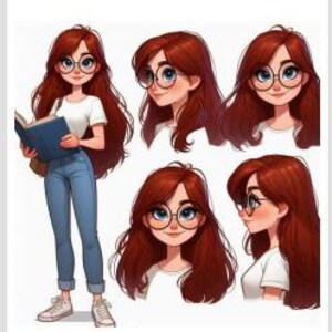 10 Girl Personality on 1 File in Pdf Format for Commercial Use - Etsy
