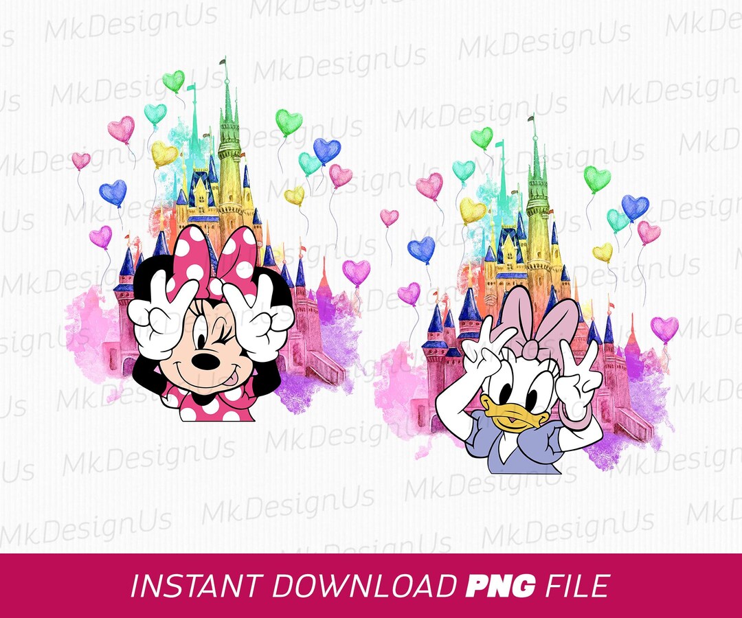 Mouse and Duck Png, Magical Kingdom Png, Family Vacation Png, Family ...