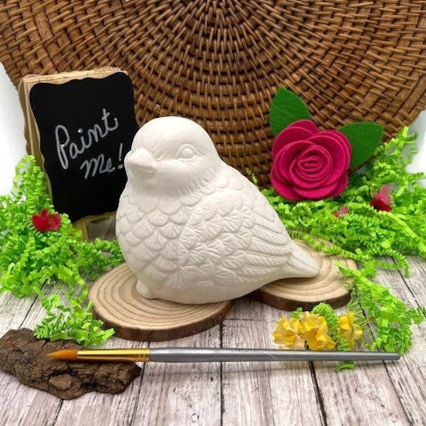 Painted Ceramic Bird - Etsy