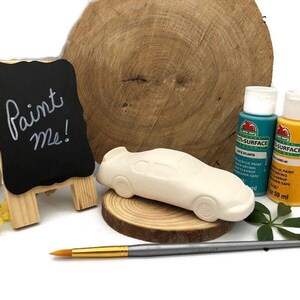 Sports Car Paint Kit, DIY Craft Project, Blank Ceramic Bisque - Etsy