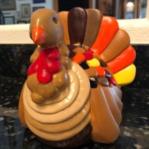 Turkey Centerpiece Light up for Thanksgiving, Fall Time Unpainted ...