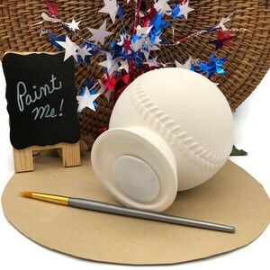 DIY Baseball Bank, Softball Coin Holder, Make Your Own Ready to Paint ...