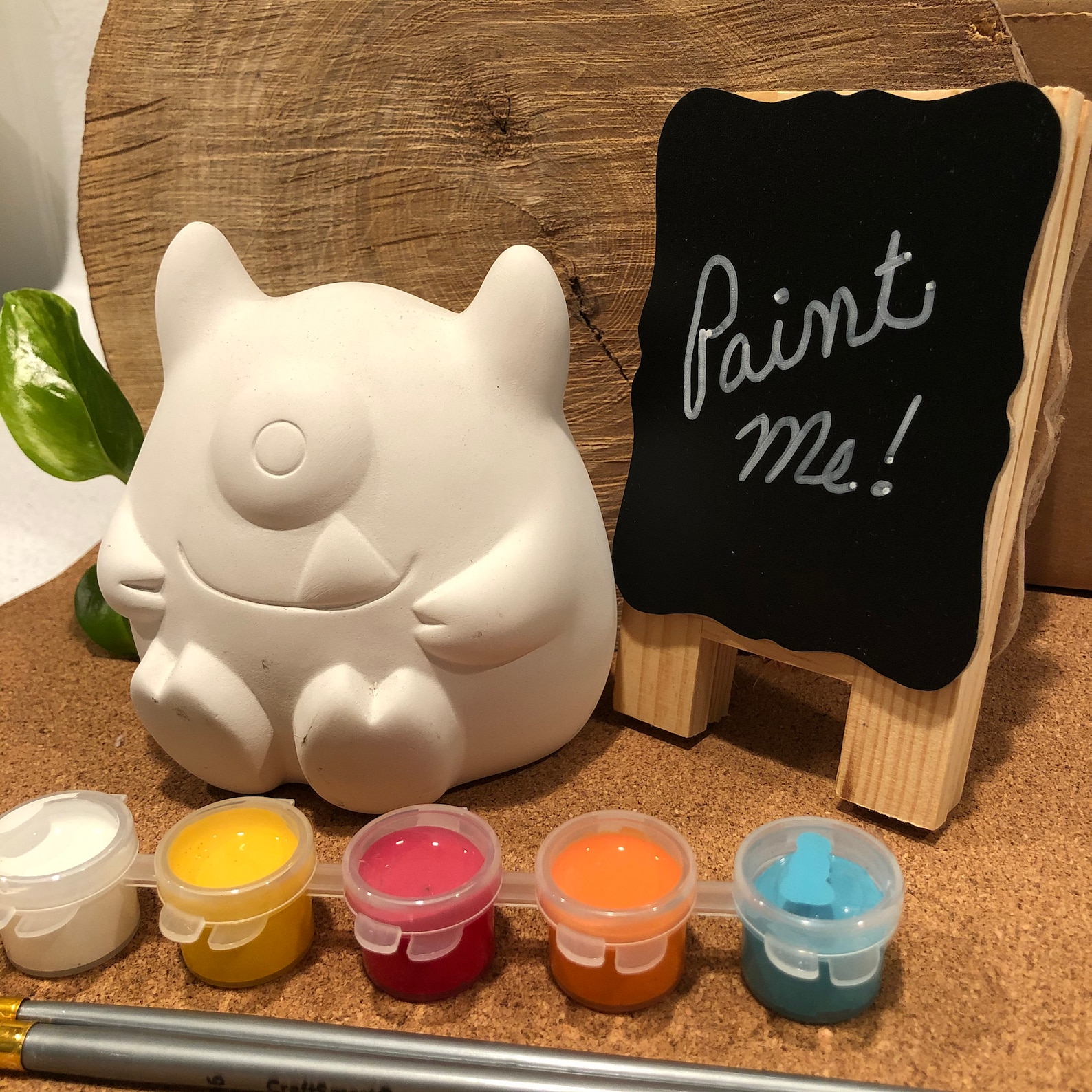 Cyclops Monster Bank Paint Kit Ceramic Paint Yourself Kit - Etsy