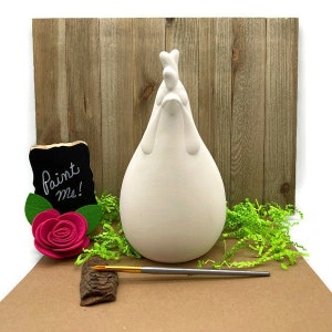 Ceramic Rooster, Farm Animal, Unpainted Bisque Blank, Ready to Paint ...