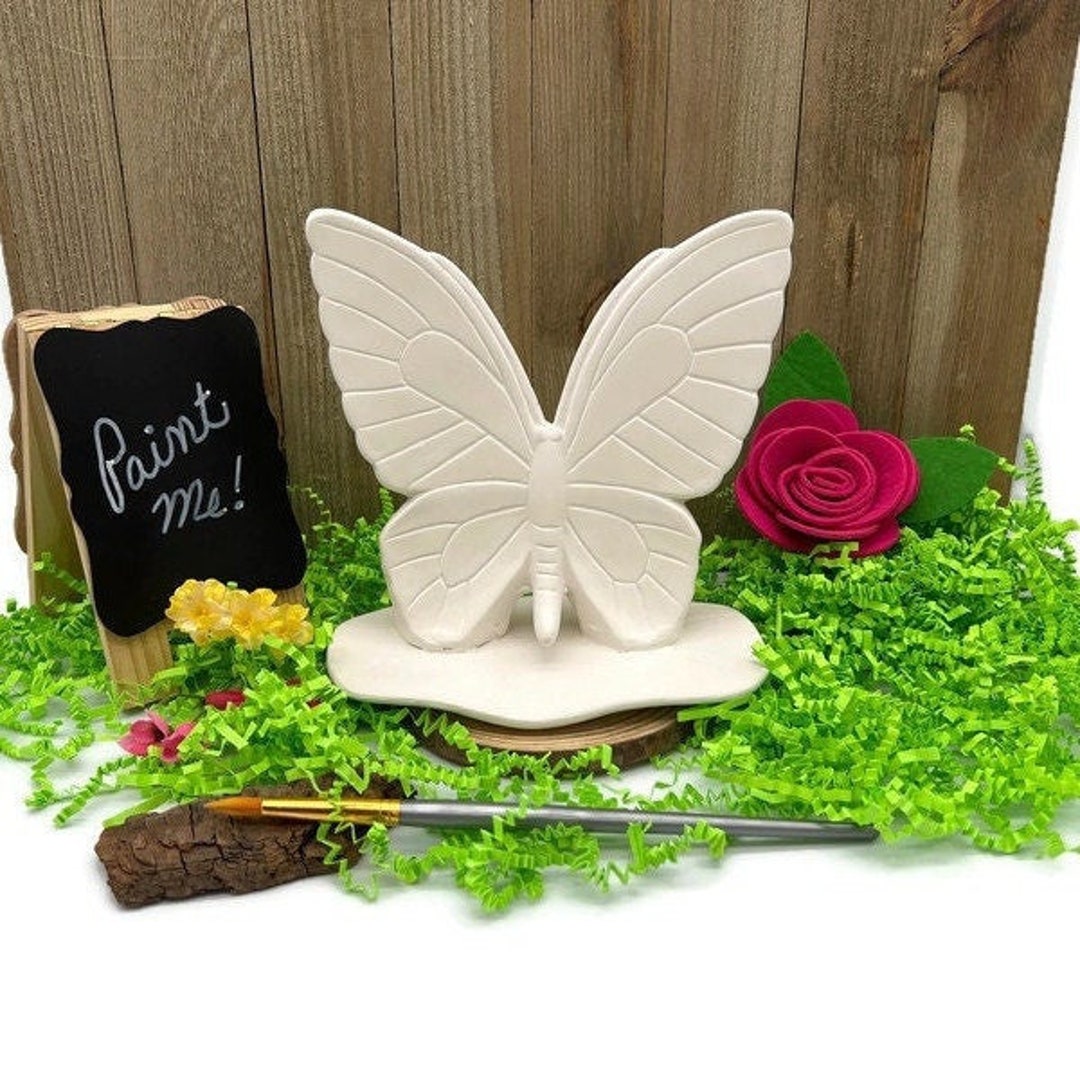 Mariposa Butterfly Ceramic Bisque Ready to Paint DIY Arts - Etsy