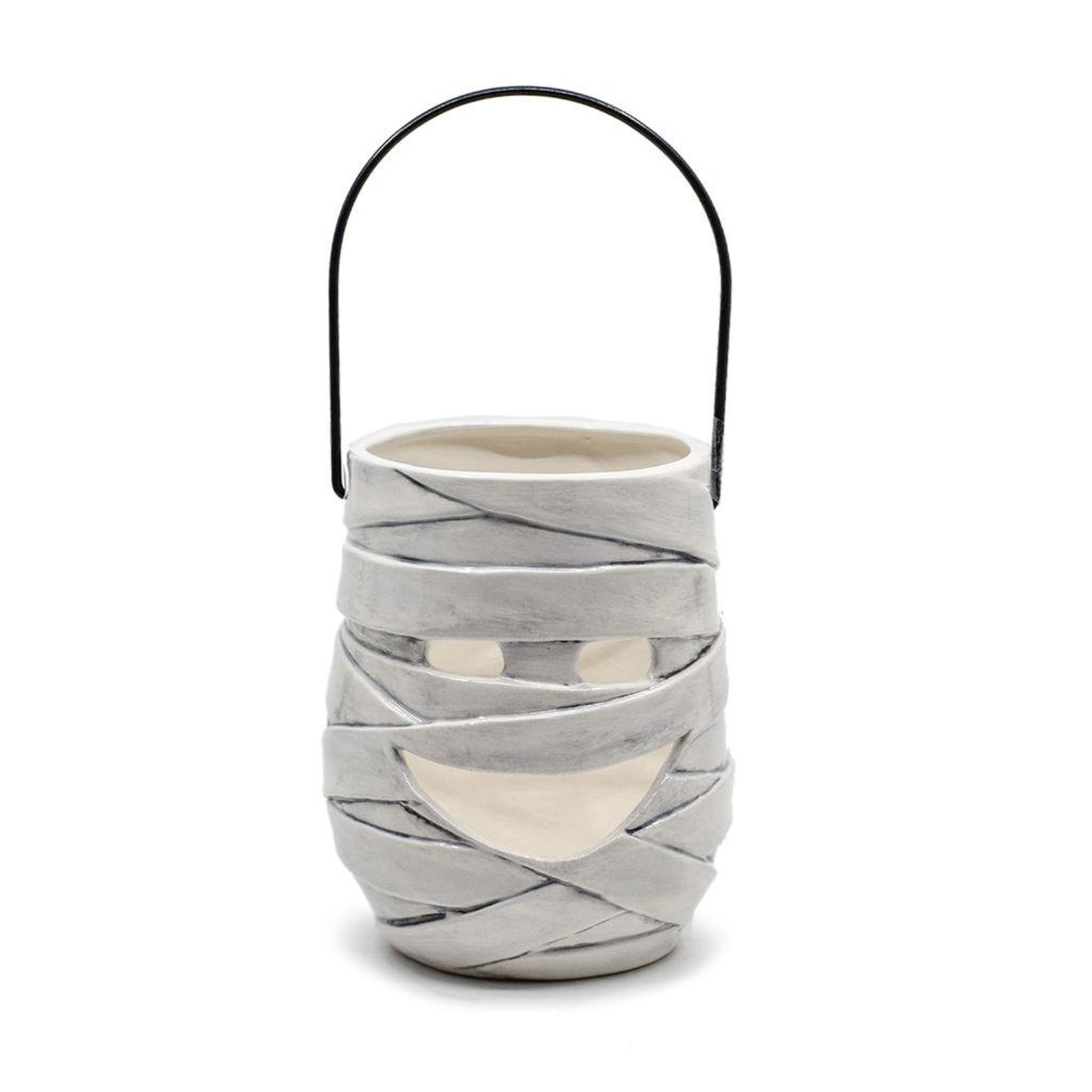 Halloween Mummy Light Up, DIY Craft Project, Unpainted Ceramic Bisque ...
