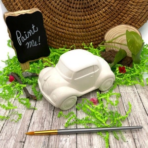 Buggy Car Blank, Ceramic Bisque, Ready to Paint Pottery, DIY Craft ...