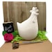 Ceramic Rooster, Farm Animal, Unpainted Bisque Blank, Ready to Paint ...