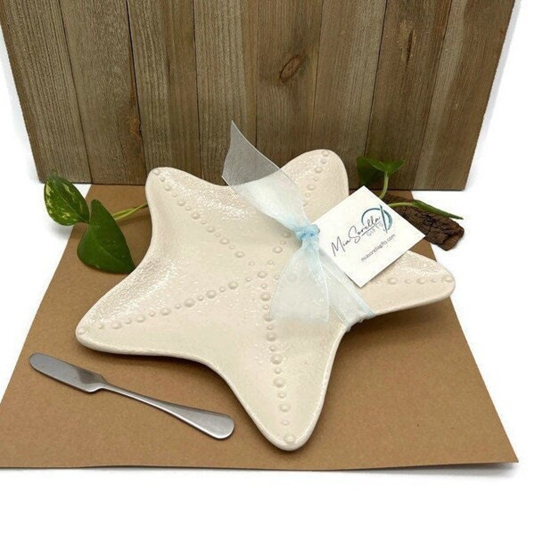 Starfish Plate, Seashell for Beach Home, Summertime Decor - Etsy