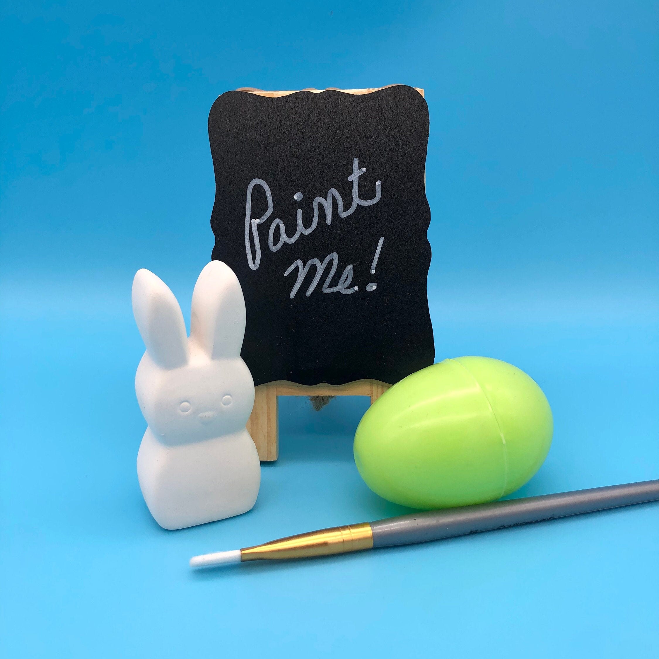 Ceramic Peep Bunnies, DIY Easter Craft Project, Ready to Paint Ceramic ...