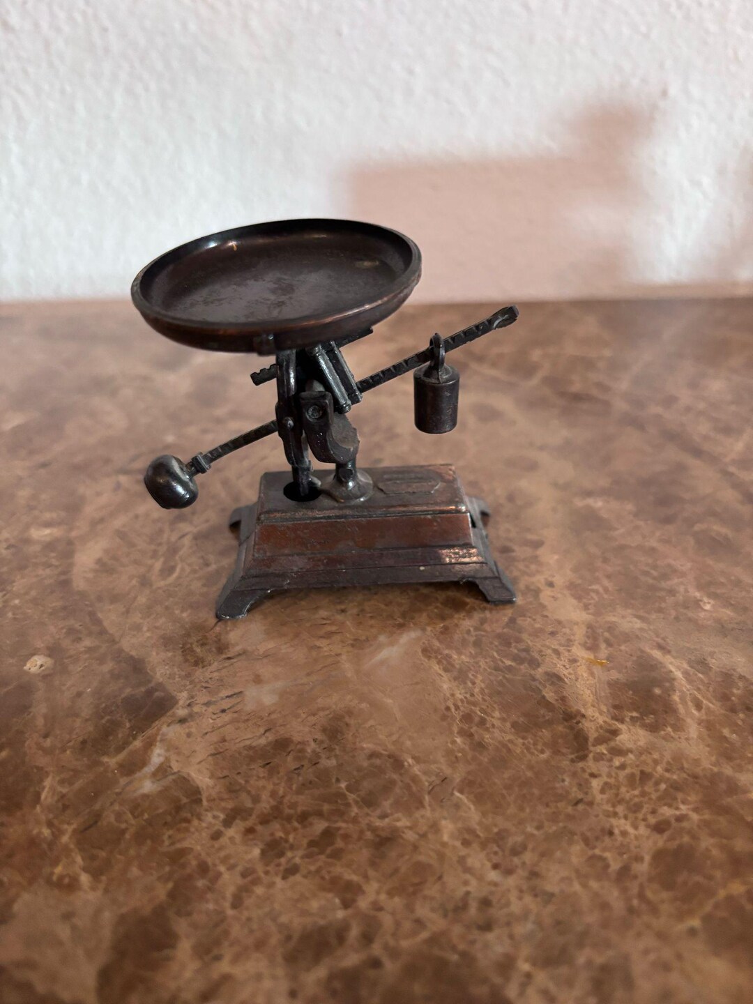 Antique Miniature Balance Scale – Antique Precision Weighing Instrument ...