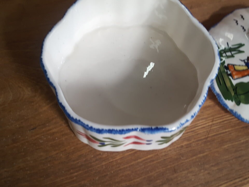 Blue Ridge Southern Potteries Vintage French Peasant Pattern Covered ...