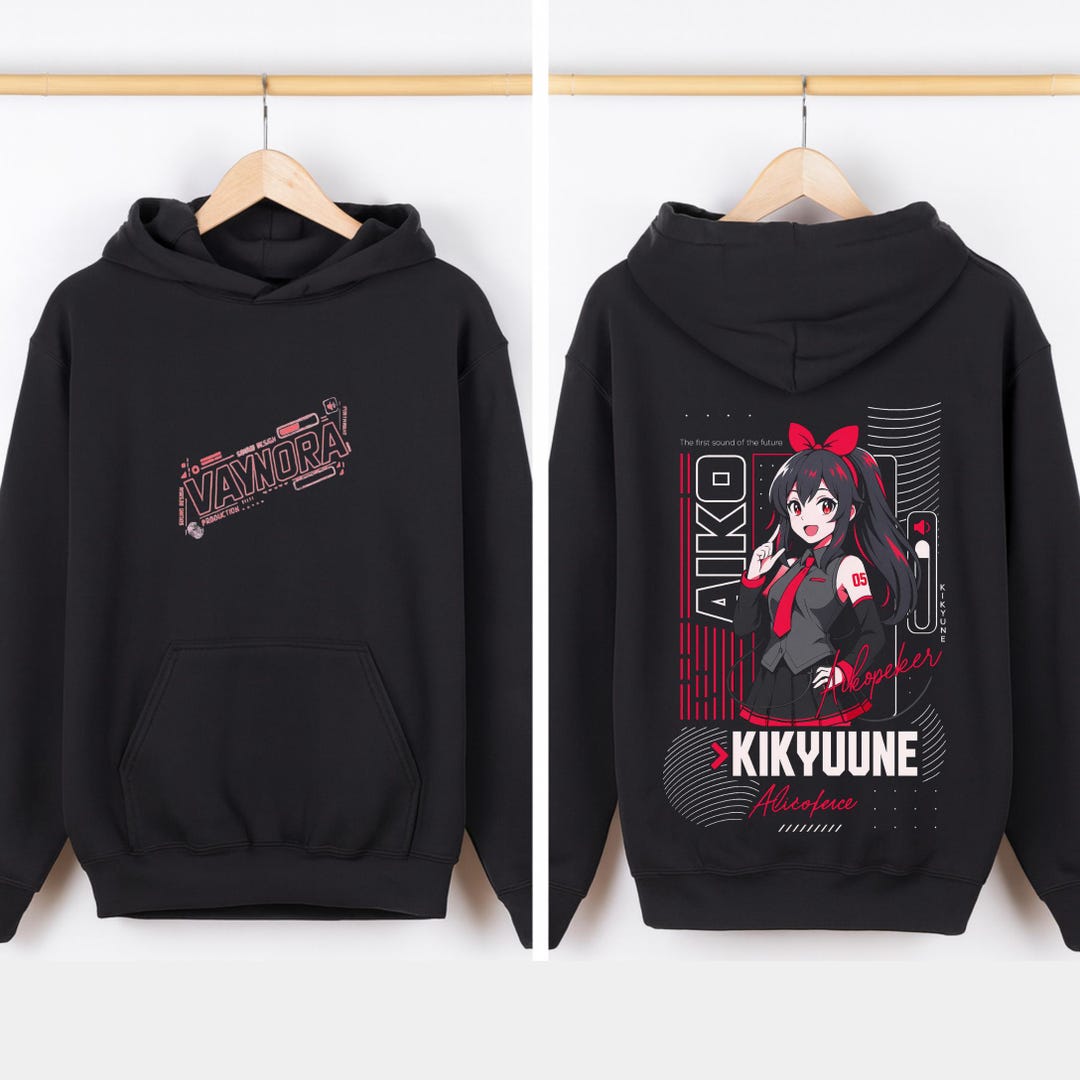 Kikyuune Aiko Hoodie – UTAU Vocaloid Inspired Anime Sweatshirt ...