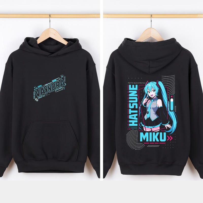 Cosplay Miku Hoodie - Etsy