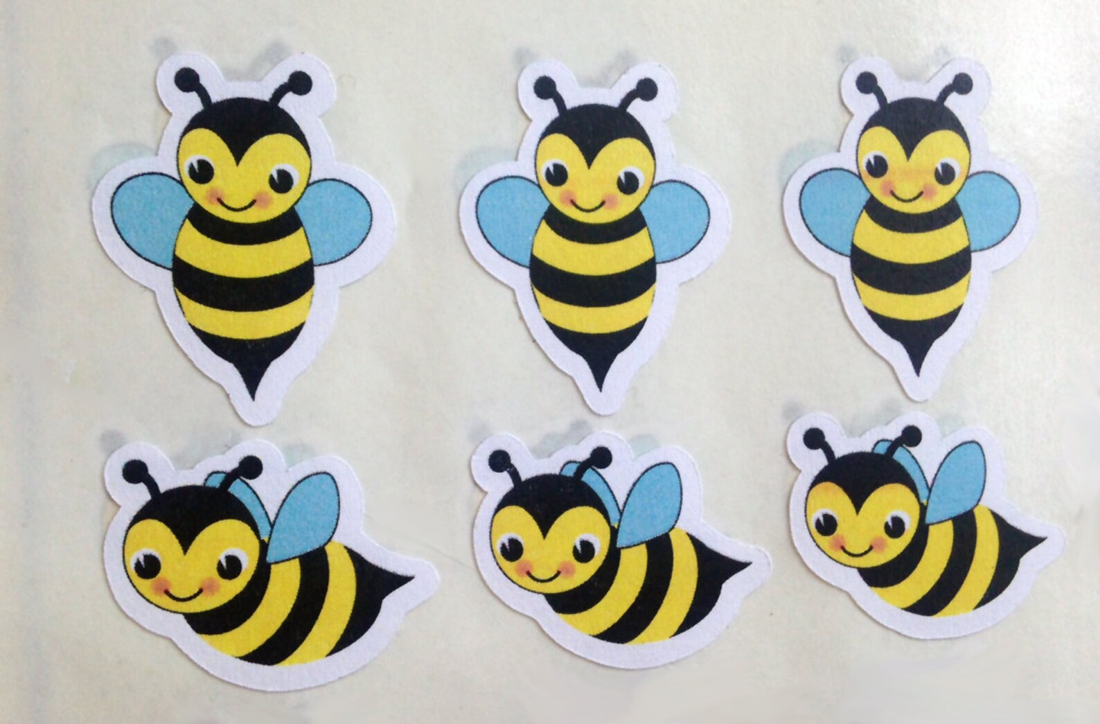 Bumblebee Stickers Tags/favors/scrapbooks | Etsy