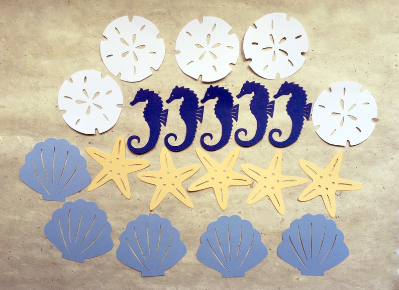 Sea Cut Outs Set of 20 - Etsy
