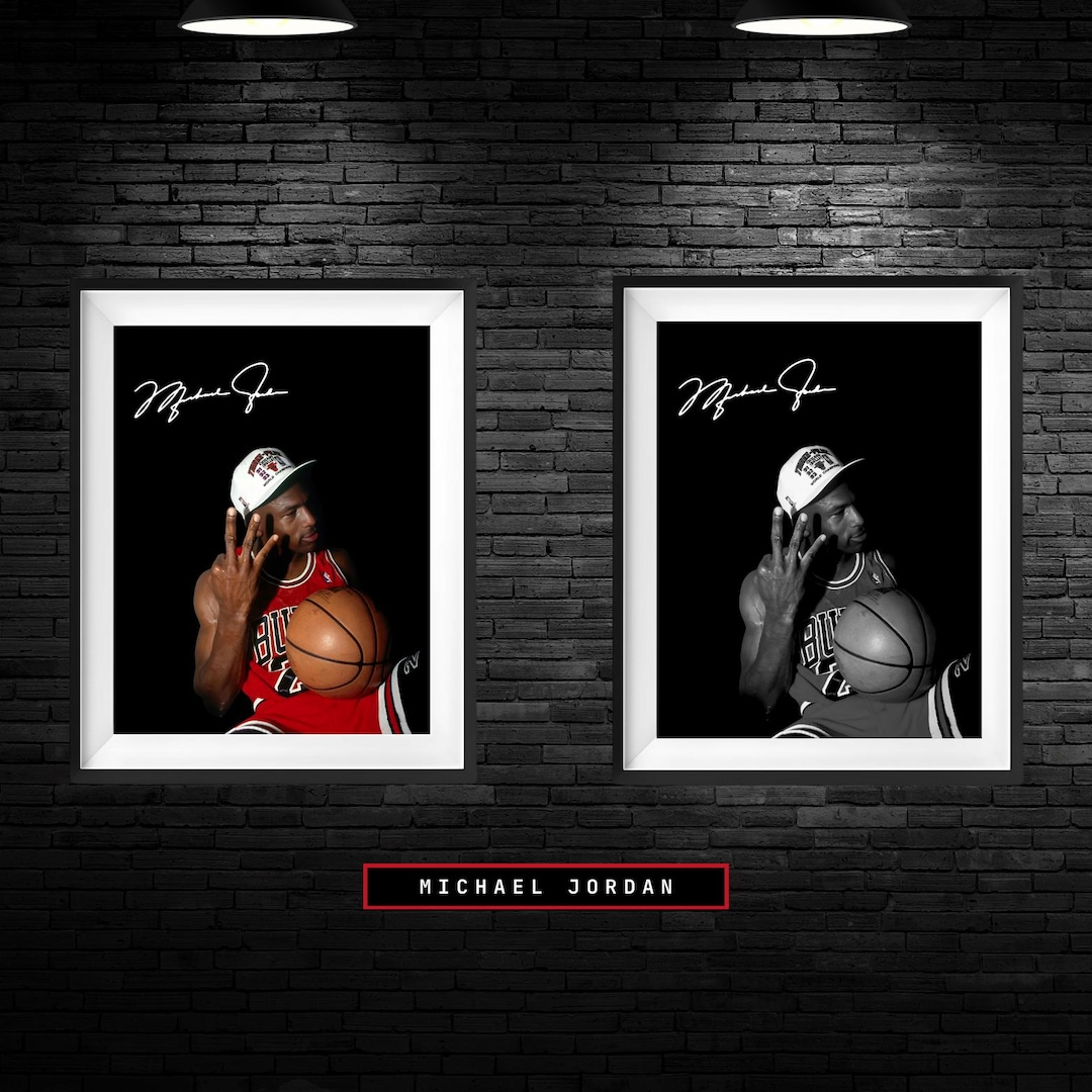 Michael Jordan 3 Peat Wall Art Download Poster - Etsy