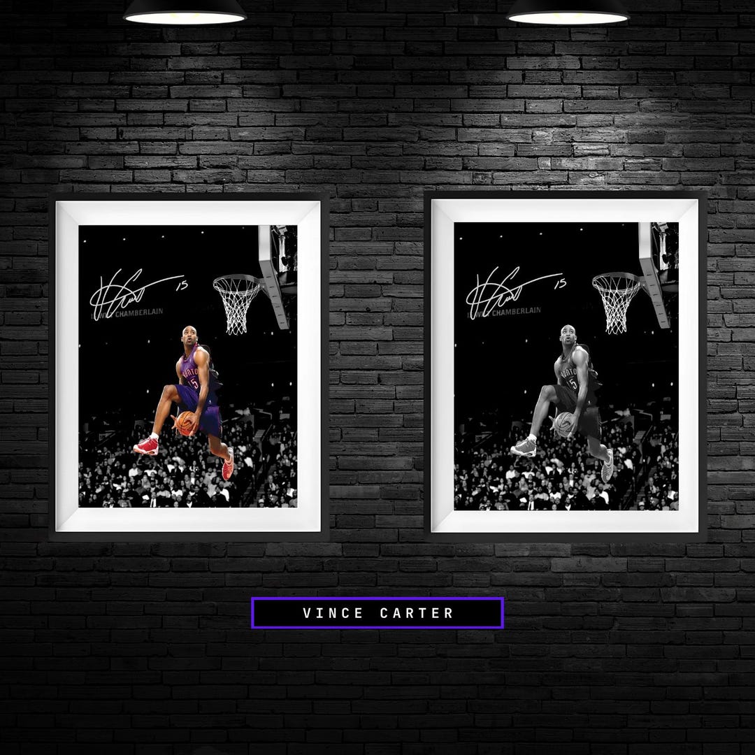 3 Vince Carter Dunking Wall Art Download Poster, Vince Carter Poster ...