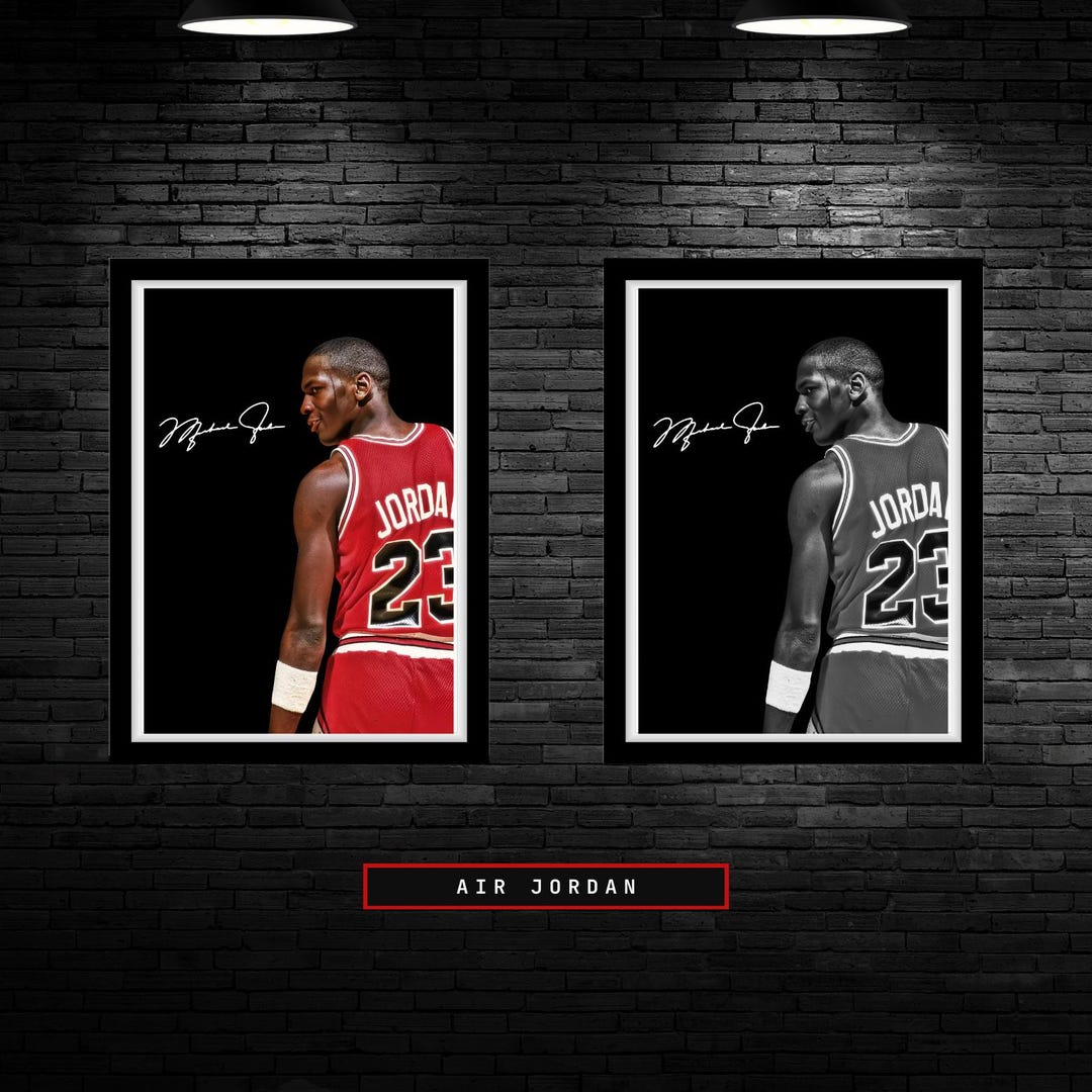 Air Jordan Wall Art Download Poster, Air Jordan Poster, Air Jordan Basketball Wall Art, Michael ...