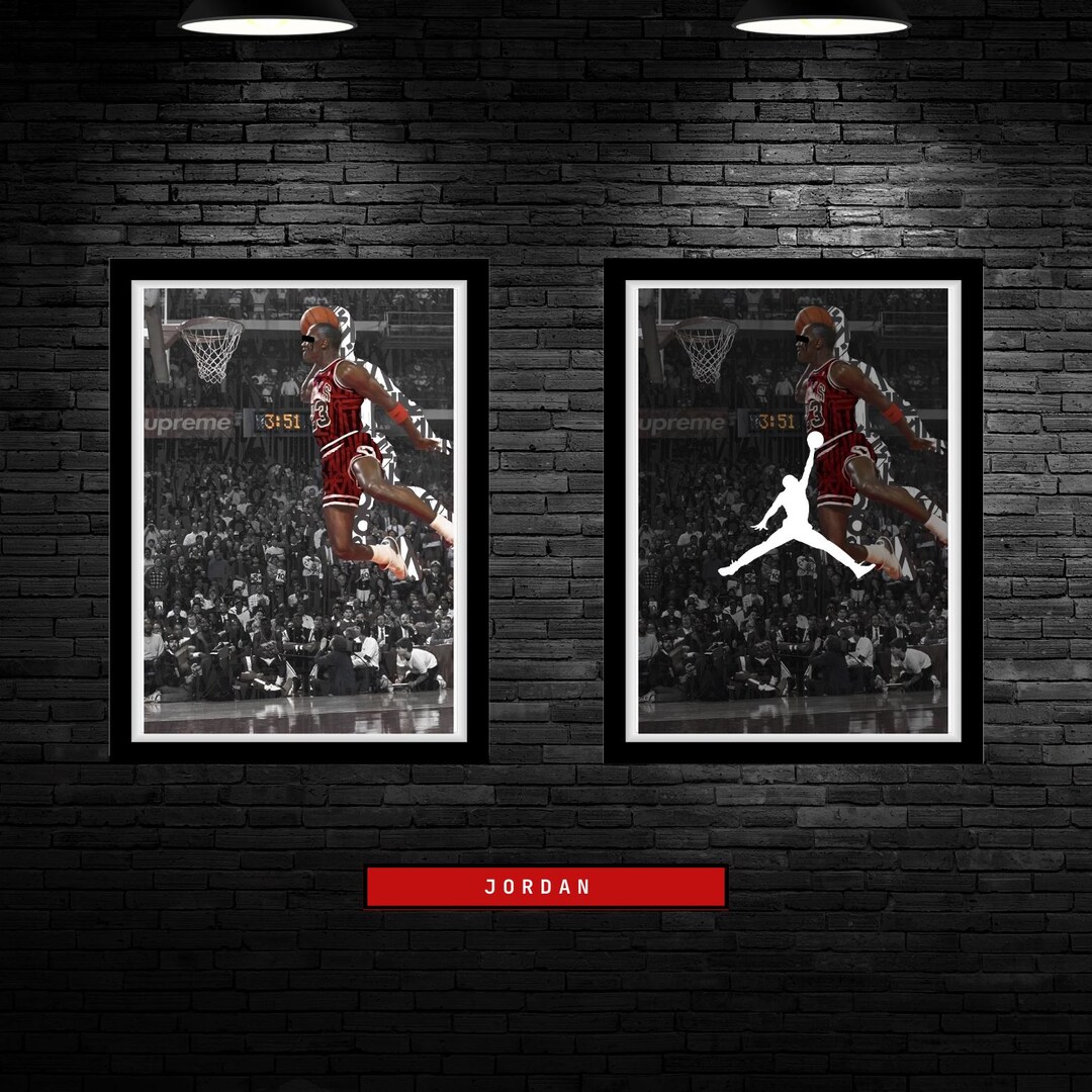 Jordan Wall Art Download Poster, Air Jordan Poster, Air Jordan Basketball Wall Art, Michael ...