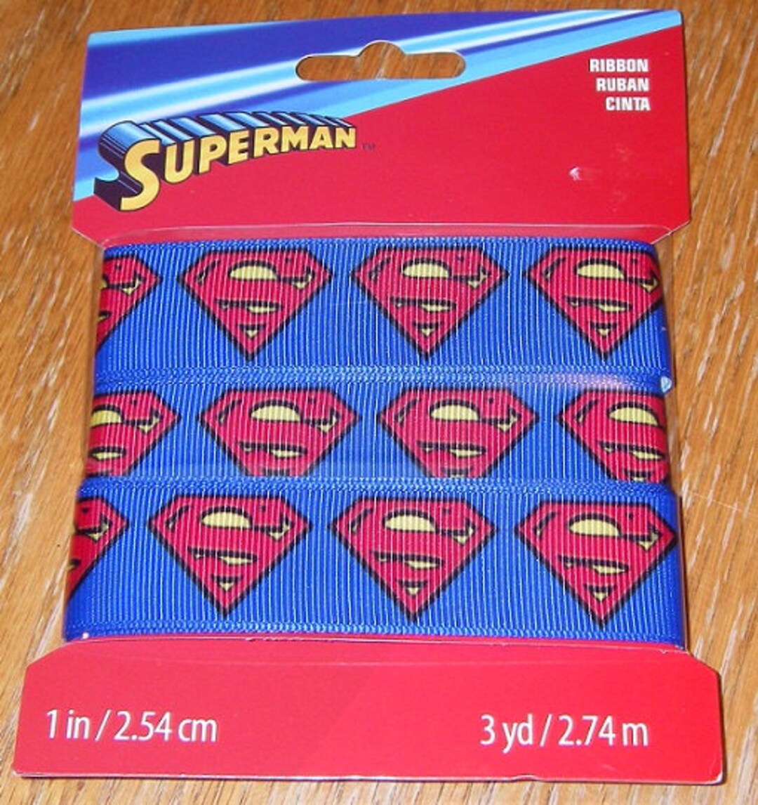 Superman / Supergirl 1 Inch Ribbon 3 Yards - Etsy