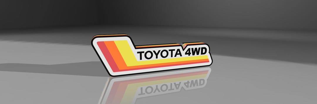 Toyota 4wd Led Lightbox – Rugged Retro 4x4 Glow - Etsy Australia