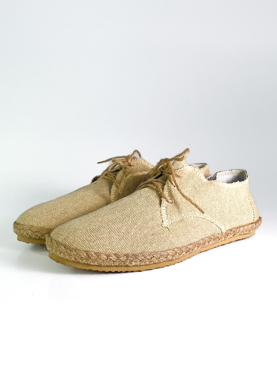 Natural, Barefoot Style Comfy Hemp Shoe, Low Top, Zero Drop Unisex, Men ...
