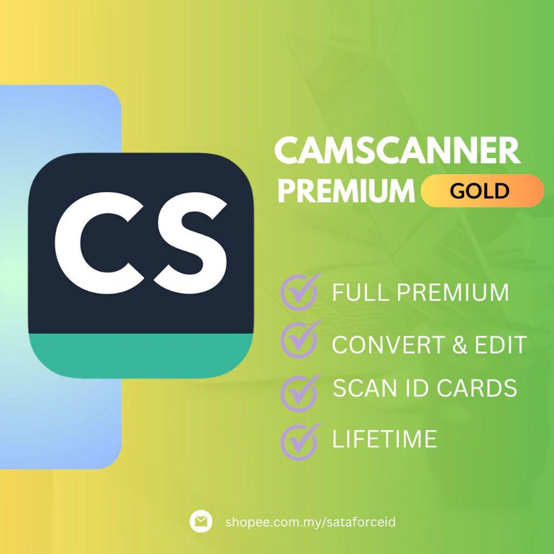 Camscanner Premium - PDF Scan | Conver | SIGN & More - Etsy